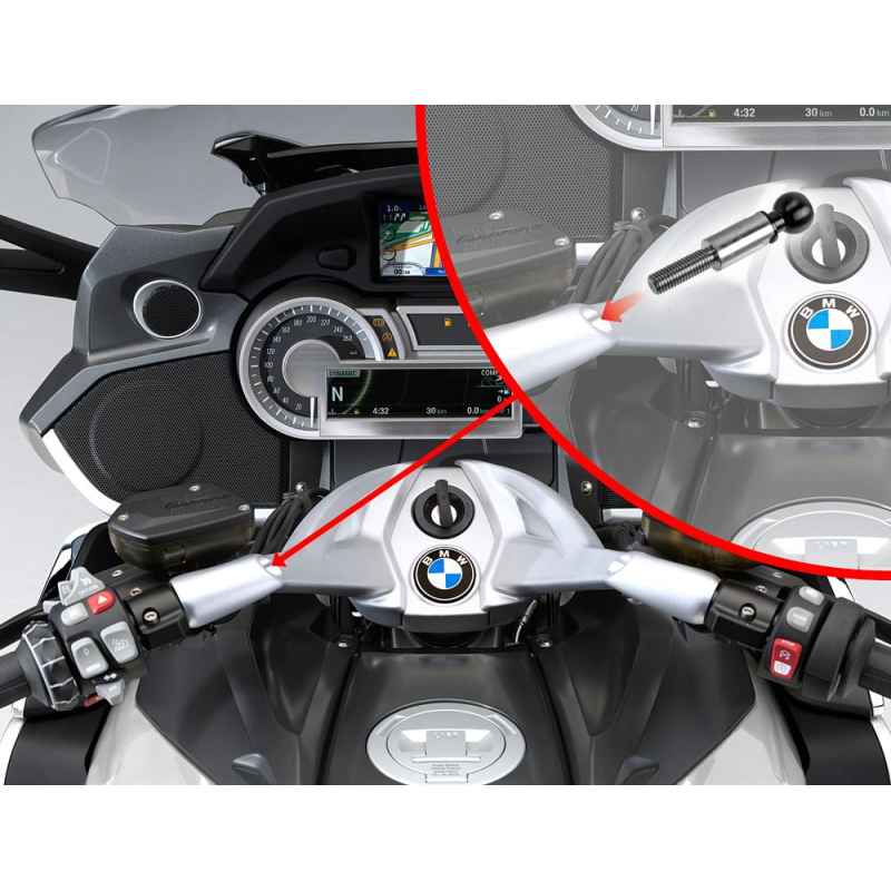 M10 Bolt Adapter for BMW Handlebars K1600GT / R1200RT