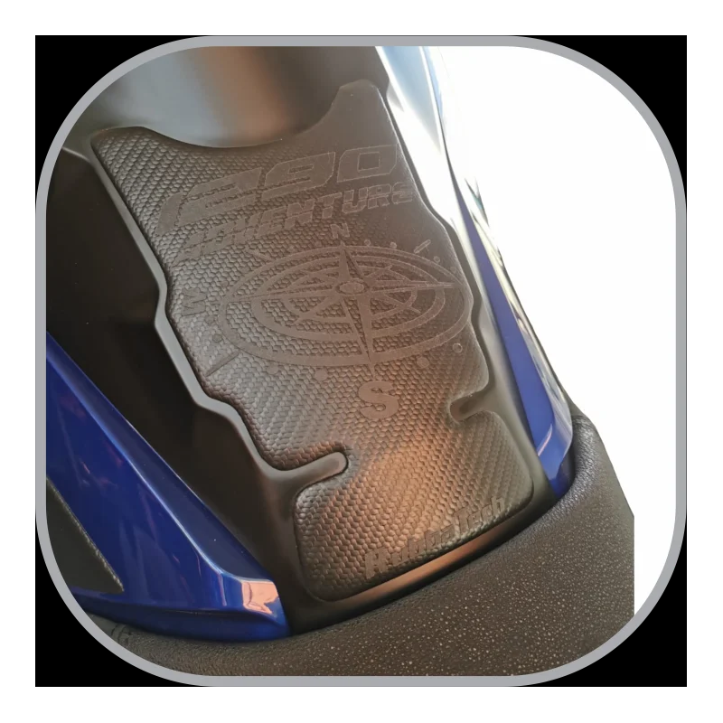 RUBBATECH KTM 1290 Adventure S/R Carbon Tank Pad (2021-)